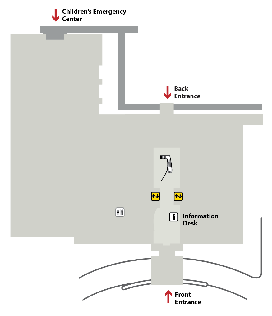 Children's Hospital–Midlands Campus Map | Prisma Health Children's Services